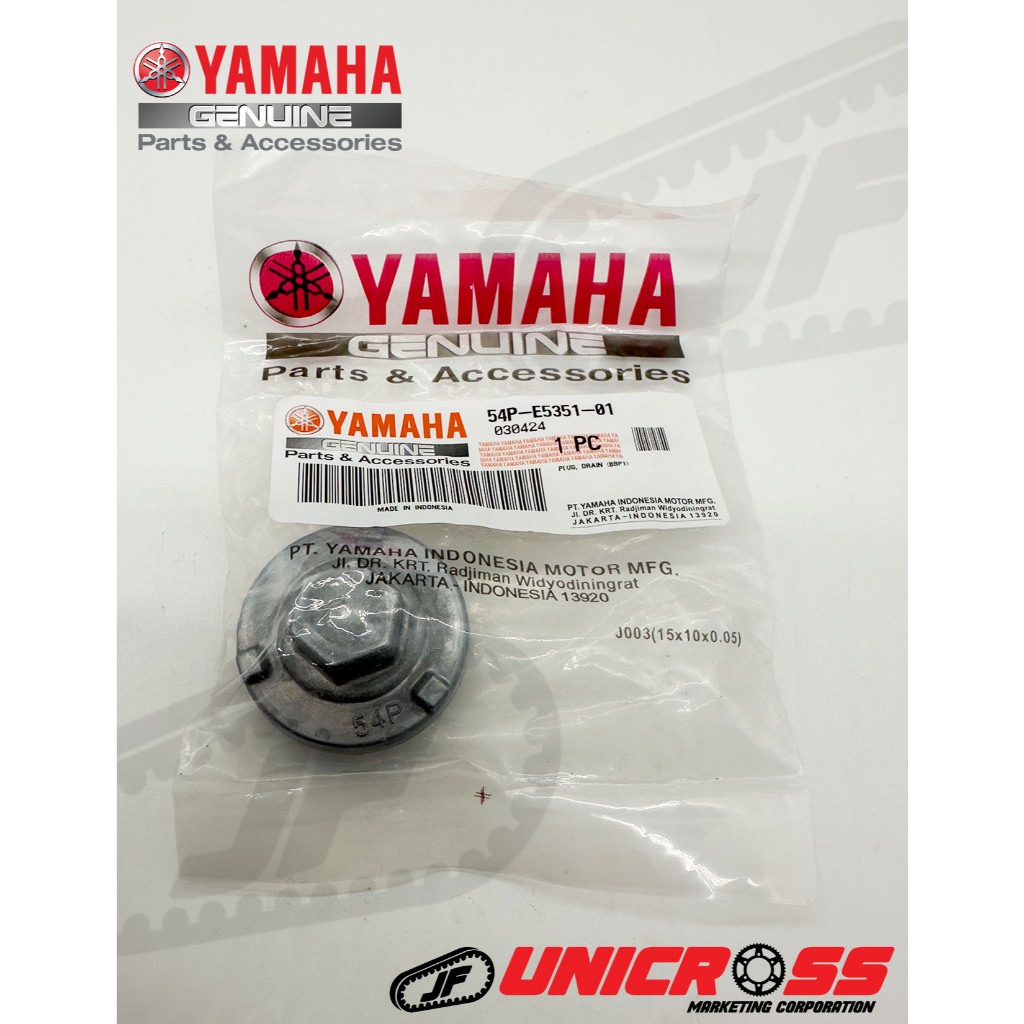 Yamaha Oil Drain Plug Cap and Oring for Mio i 125/ Mio Soul i 125/Aerox/Nmax V2/Gravis | Shopee ...