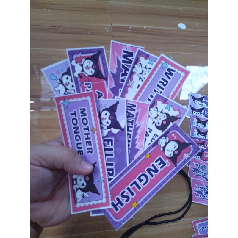 G&G Subject sticker and Name Plate | Shopee Philippines