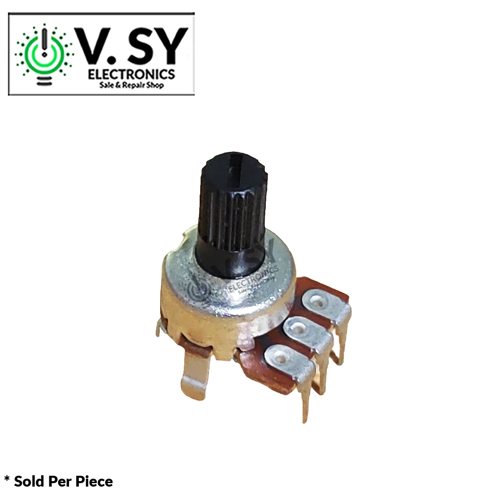 1 Pc 10K / 20K / 50k 3 Pins Mono Potentiometer Volume Control | Shopee ...
