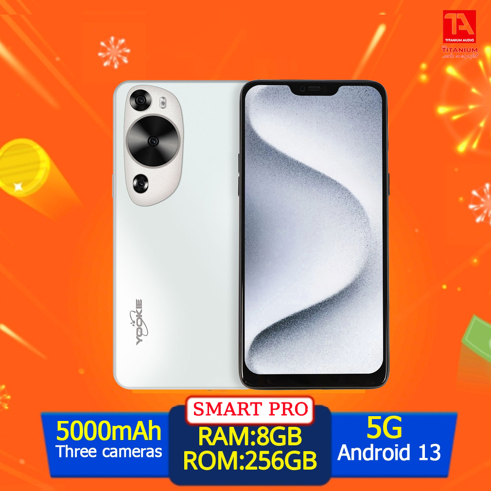 Yookie SmartPro 5G smartphone, 8GB+256GB storage, 13MP+16MP camera, 6. ...