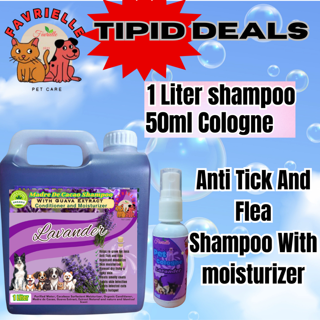 Tipid Deals Pet Shampoo Anti Tick & Flea with Moisturizer & Conditioner ...