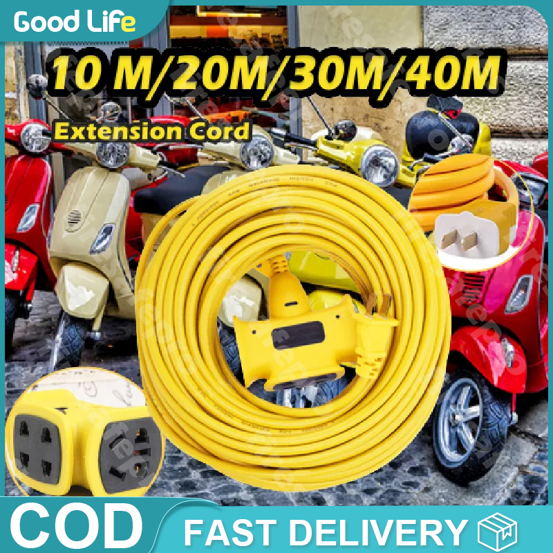 Extension Cord Socket long Plug-in Strip 10M/20M/30M/40M Electric ...