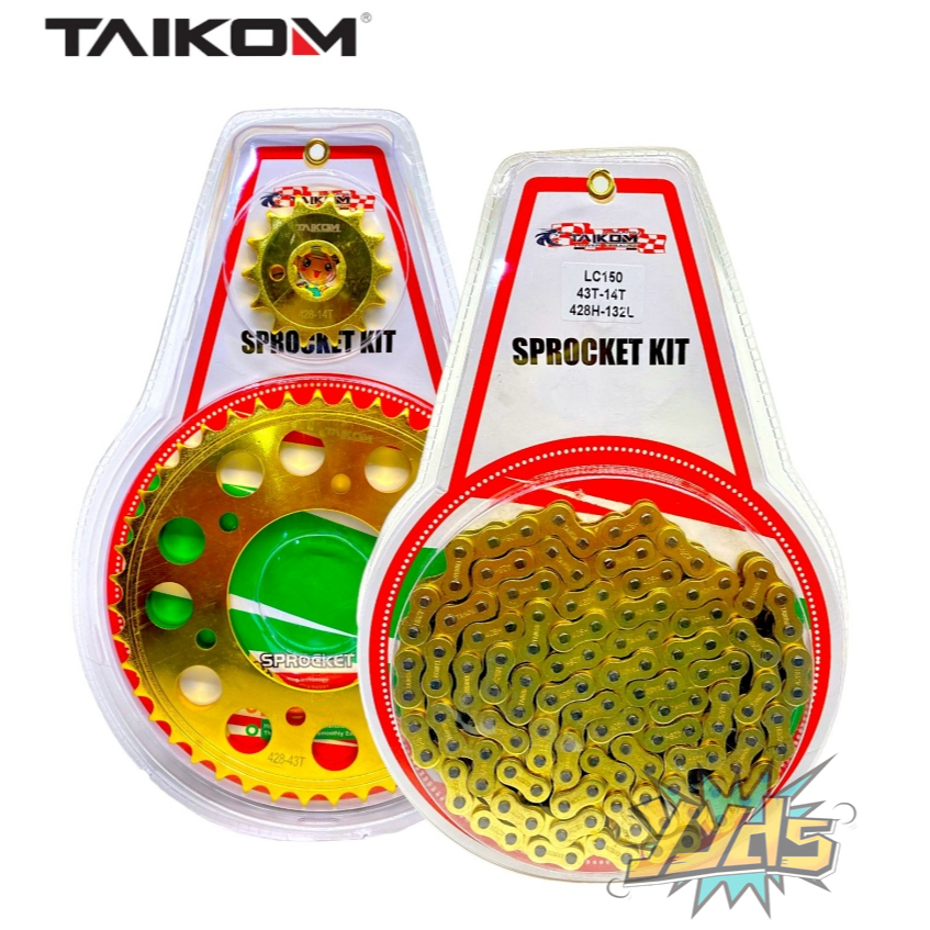 428H - 14T SPROCKET CHAIN SET LC150/RAIDER 150/SMASH FOR MOTORCYCLE ...