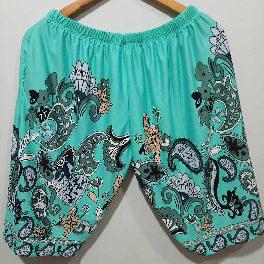 Plus Size Pambahay Tokong Shorts with pocket fit up to 3XL Below Knee ...