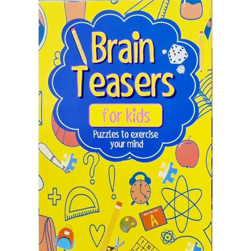 Brain Teasers for kids puzzles to exercise your mind | Shopee Philippines