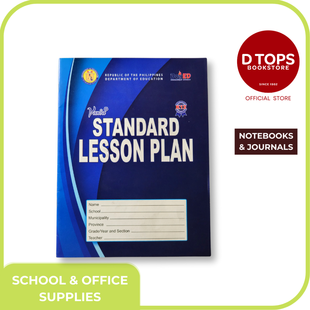 VANDA DEPED STANDARD LESSON PLAN K12 | Shopee Philippines
