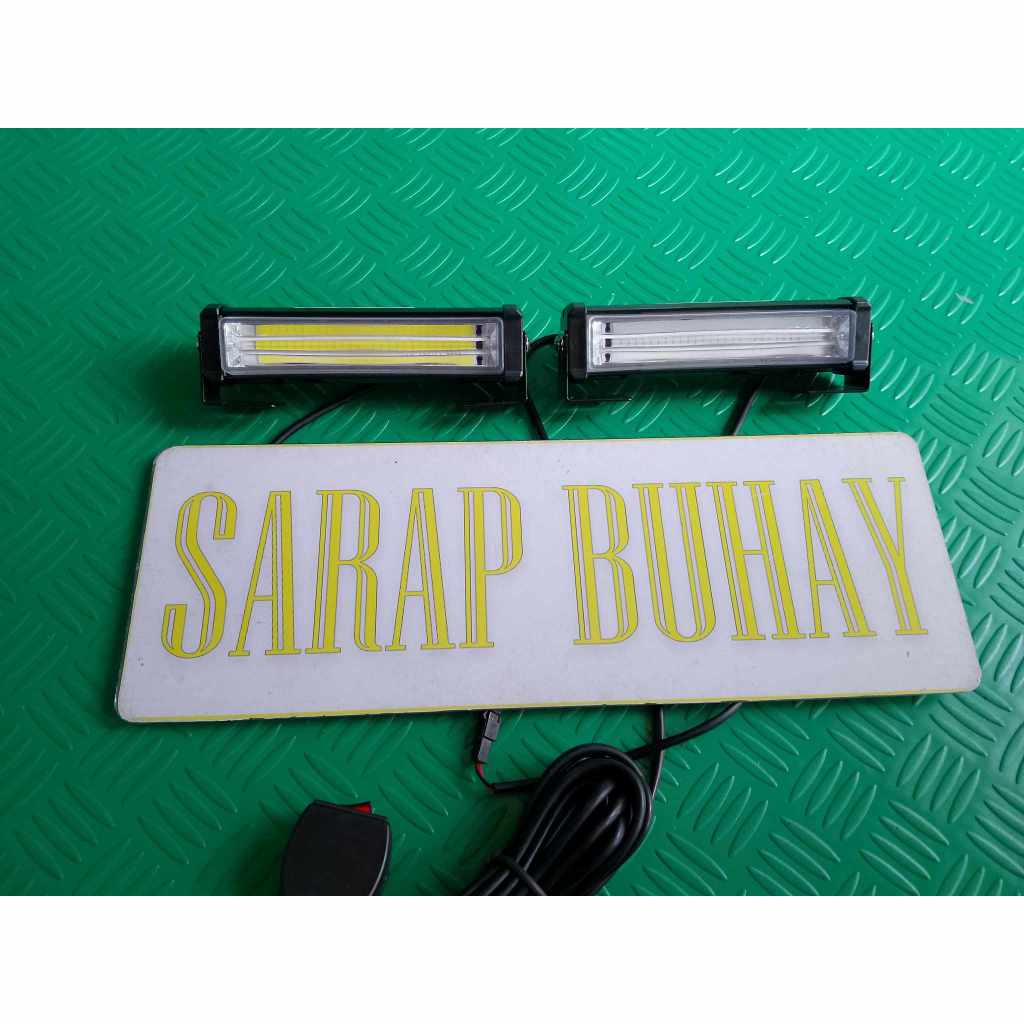 White and Blue Federal Signal Light Blinker | Shopee Philippines