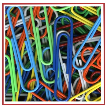 Vinyl Paper Clips 33mm Small Assorted Color Sold per box | Shopee ...