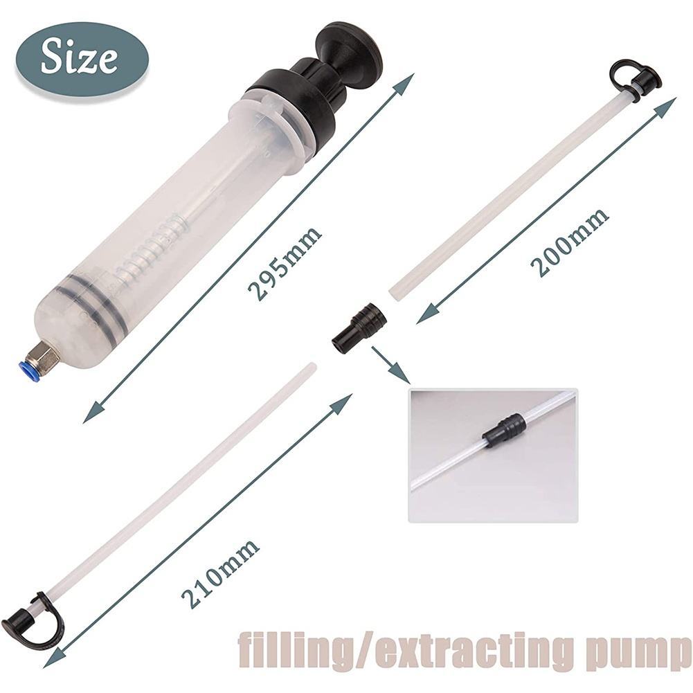 200cc Car Oil Fluid Extractor Filling Syringe Bottle Hand Pump ...