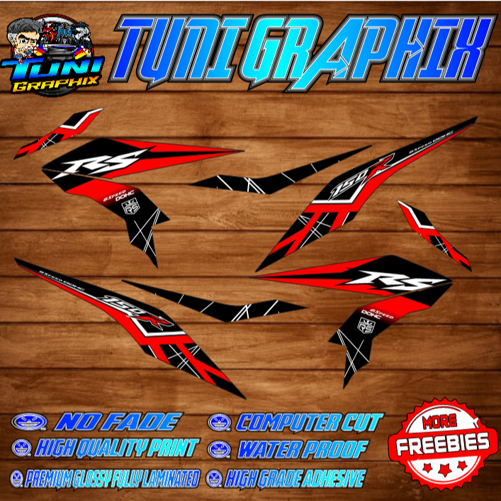 RS 150 FI Decals (R150 MALAYSIAN Stock Decals) with freebies | Shopee ...