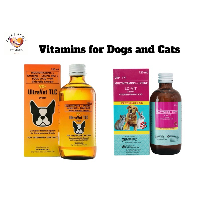 LC VIT and ULTRAVET TLC multivitamis for dogs and cats | Shopee Philippines