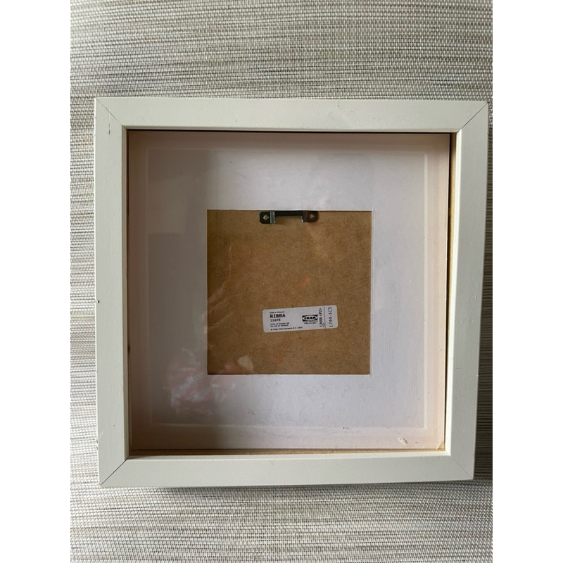 Ikea Wooden White/Brown Art Shadow Box Photo Frame Wall Decor | Shopee ...