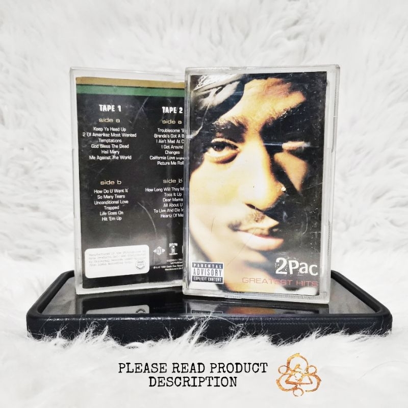 2PAC TUPAC GREATEST HITS SET 2 CASSETTE TAPE | Shopee Philippines