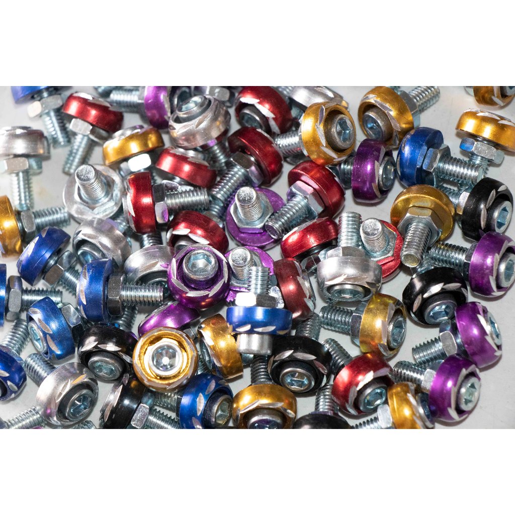 colored allen bolt set original stainless - plate number bolt for ...