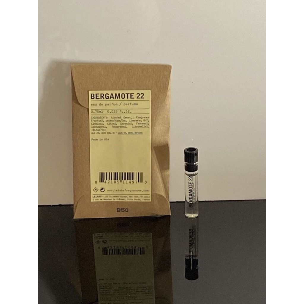 AUTHENTIC LE LABO BERGAMOT 22 EAD DE PARFUM 0.75ML SAMPLER | Shopee ...