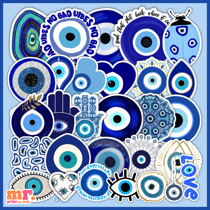EVIL EYE VOL 1 STICKERS MANIFESTING WATERPROOF STICKERS | Shopee ...