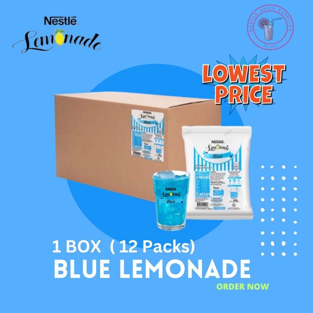 Blue Lemonade 1 Box (12 Packs) | Shopee Philippines