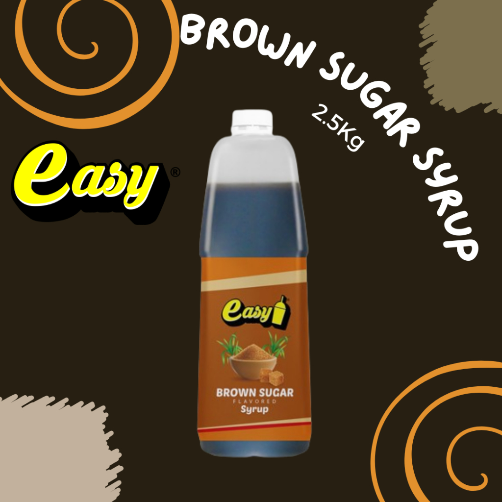 EASY BRAND BROWN SUGAR FLAVORED SYRUP 2.5KG | Shopee Philippines