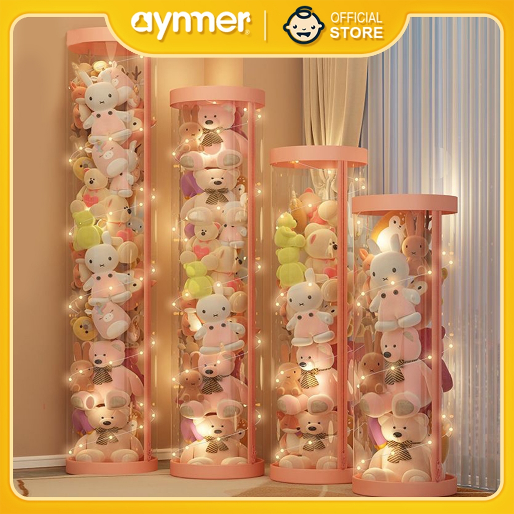Aynmer 150cm Doll Storage Stuffed Toy Organizer Bucket Zipper Clothes ...