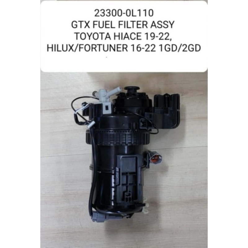 FUEL FILTER ASSEMBLY TOYOTA HIACE 19-22, HILUX/FORTUNER 16-22 1GD,2GD ...