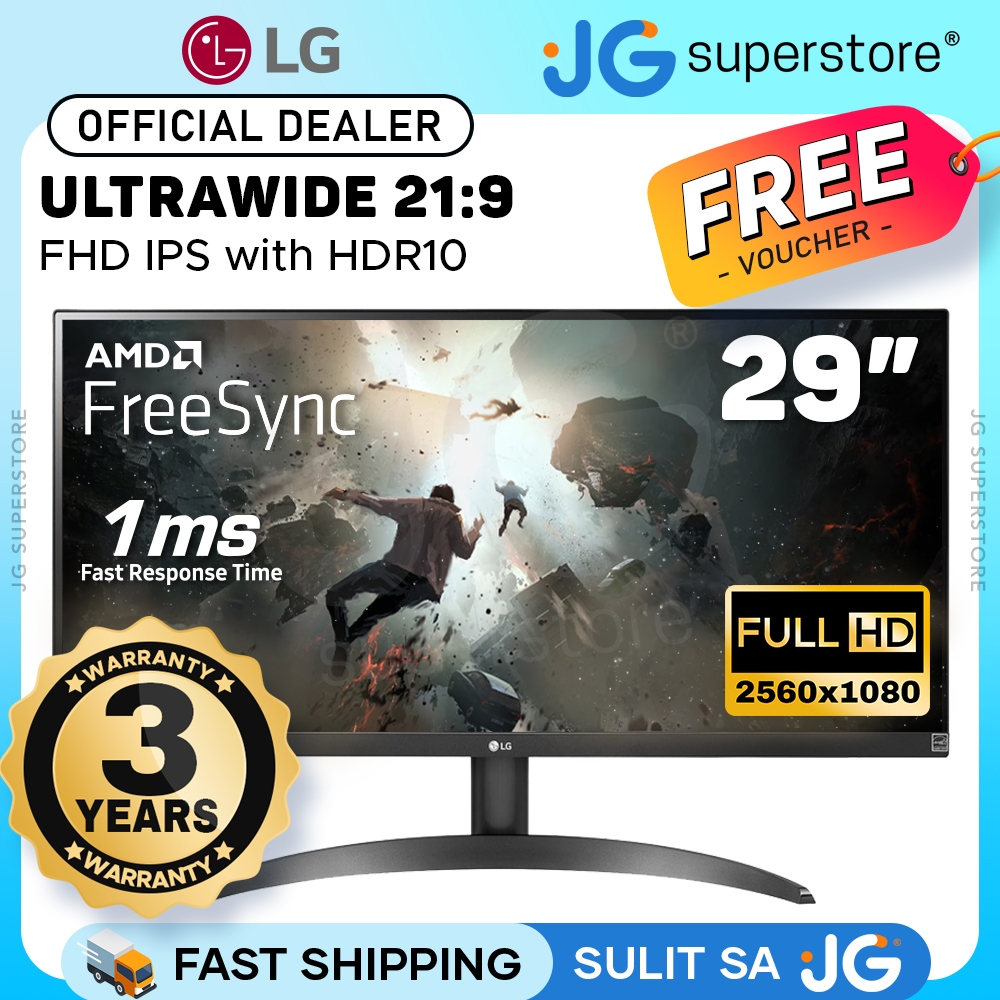 LG 29WP500-B 29" UltraWide IPS 75hz 1080p FHD Monitor HDMI with AMD ...