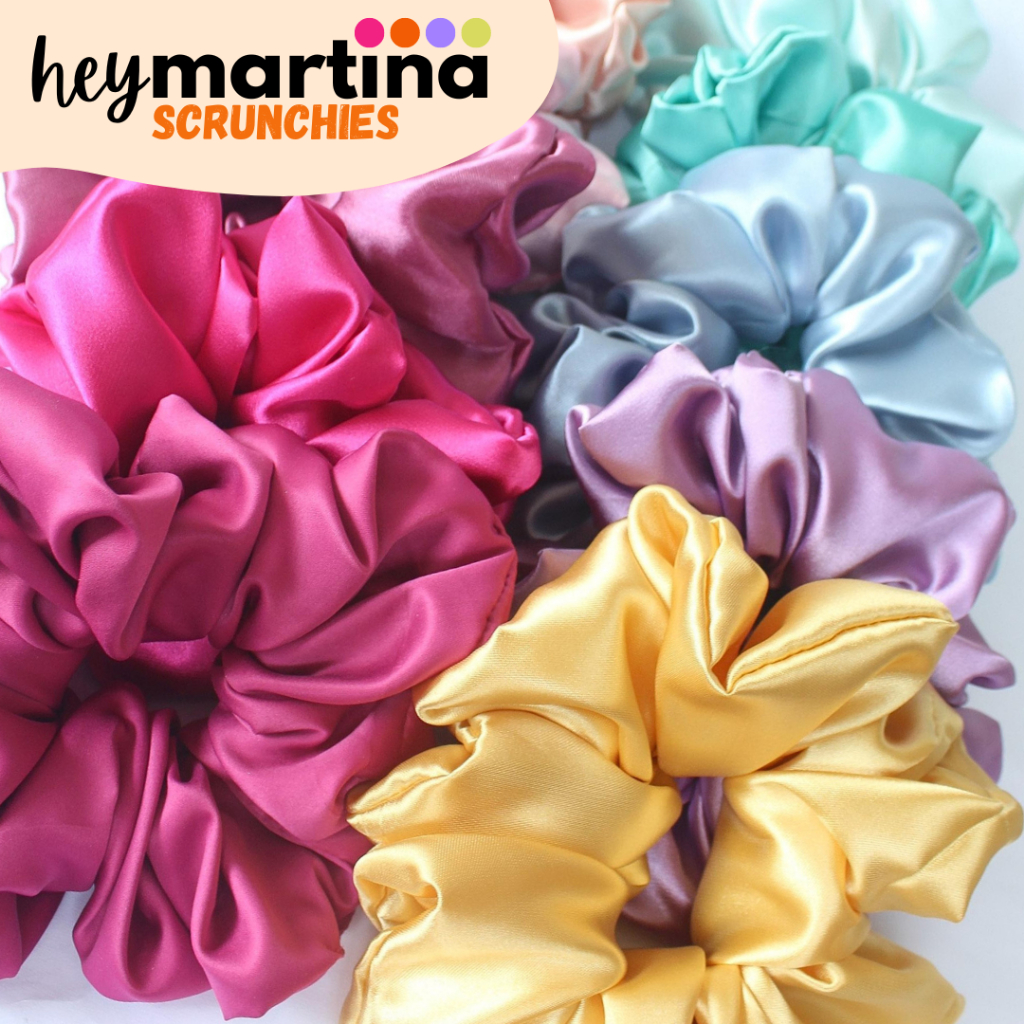 XXL WHOLESALE by Hey Martina, 40 Colors EXTRA LARGE SCRUNCHIES, Hair ...