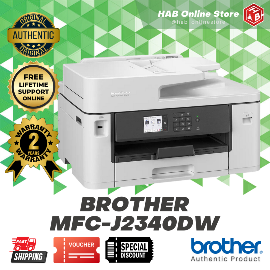 Brother MFC-J2340DW MFC-J3540DW MFC-J3940 Multi-function A3 Inkjet Print Scan Copy J2340 J3540 ...