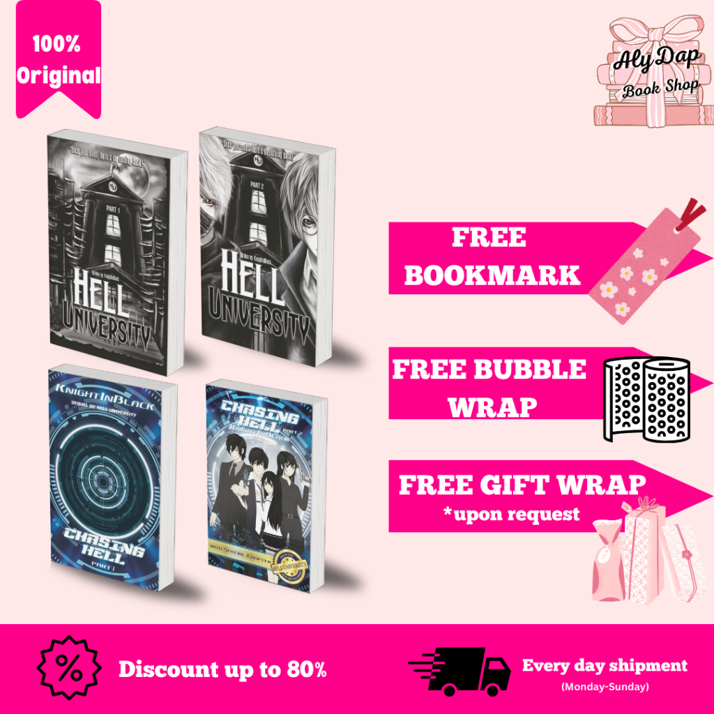 Hell University and Chasing Hell by Knightinblack (PER Book) Wattpad Book - Psicom | Shopee ...
