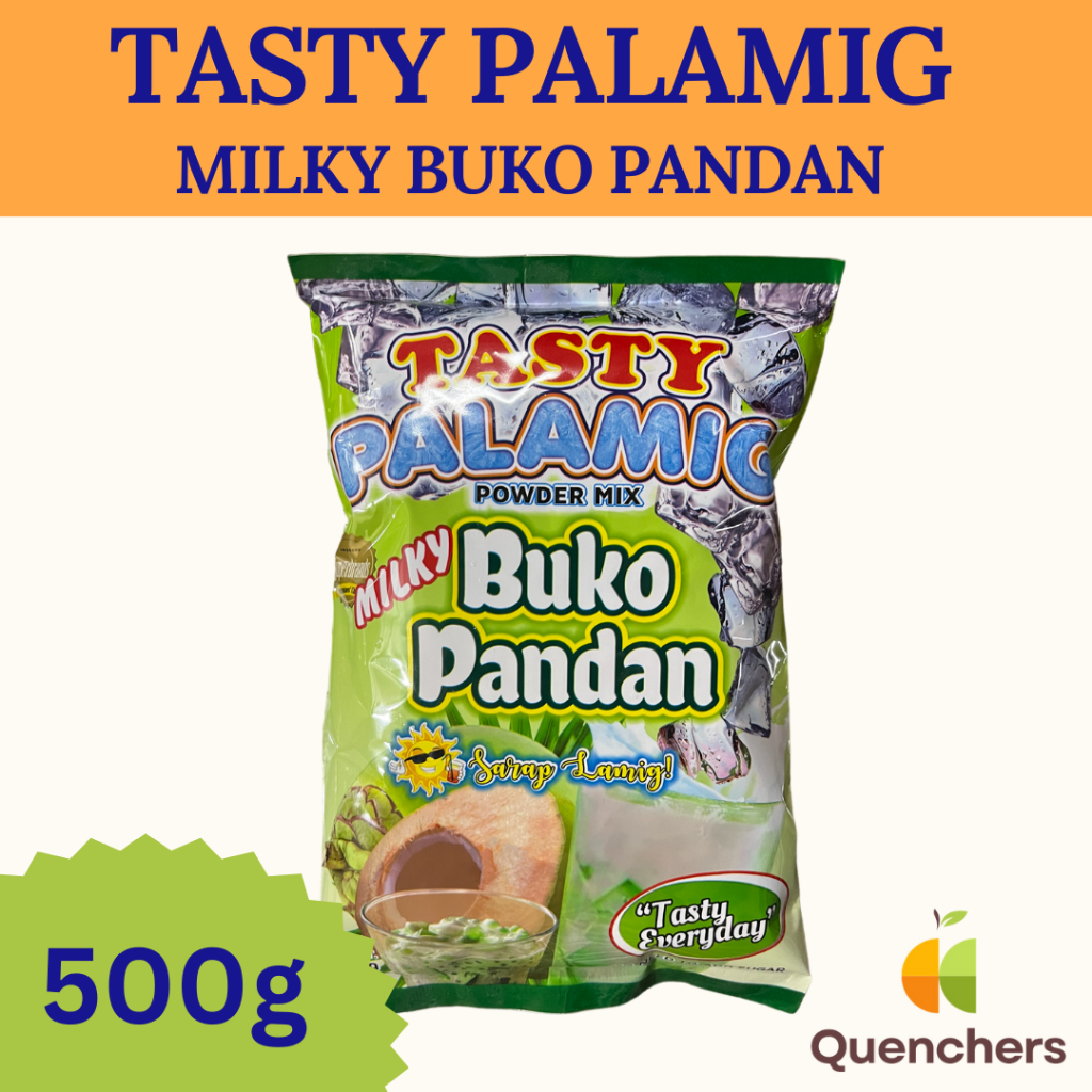 TASTY PALAMIG MILKY BUKO PANDAN Powder Drink Mix 500g | Shopee Philippines