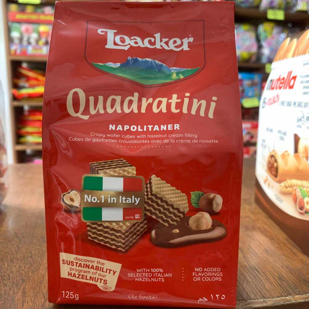 Loacker Quadratini Napolitaner Wafer 125g | Shopee Philippines