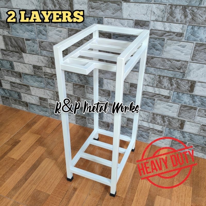 Water Gallon Rack 2 Layers Stand Heavy Duty | Shopee Philippines
