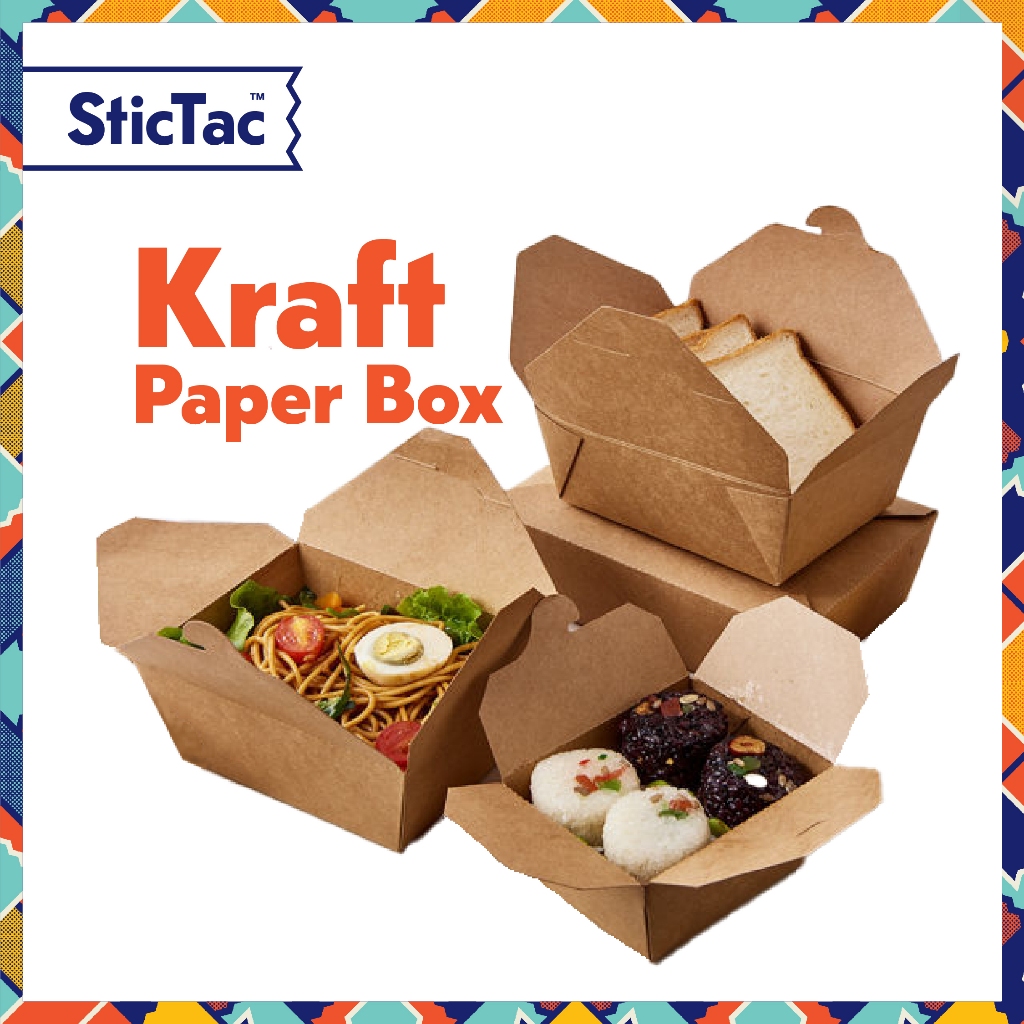 KRAFT LUNCHBOX 1400ML FOOD PACKAGING 1.4L TAPSILOG SPAGHETTI MEAL ...