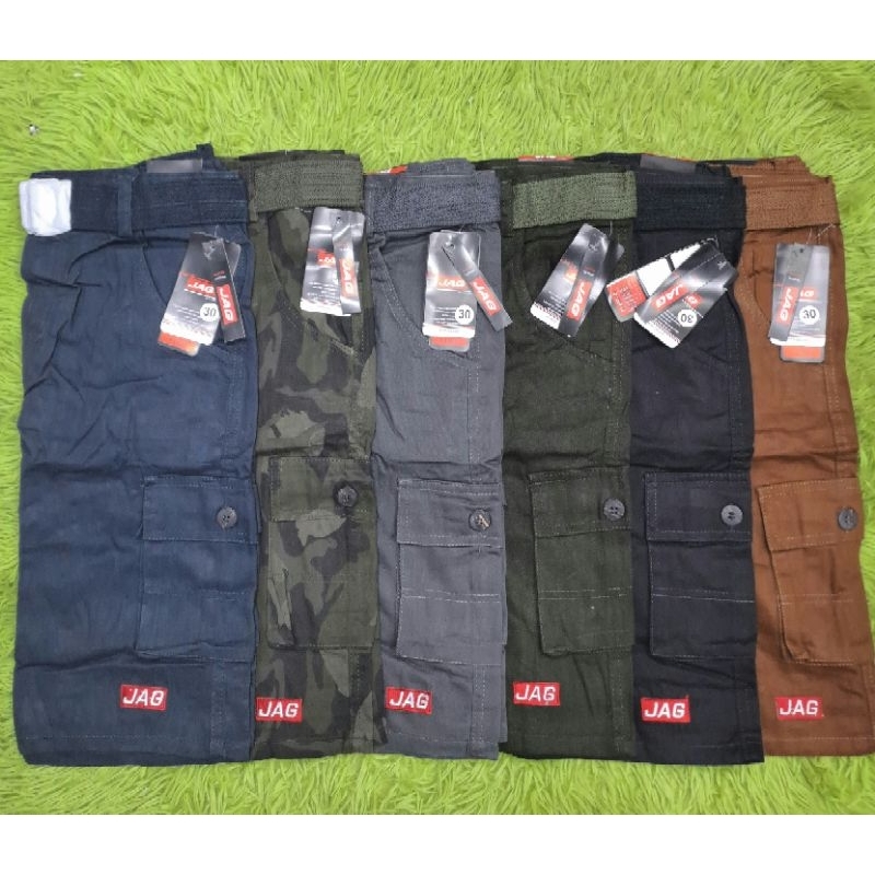 Assorted Brand Same Color Cargo Six Pocket Shorts for Men | Shopee ...