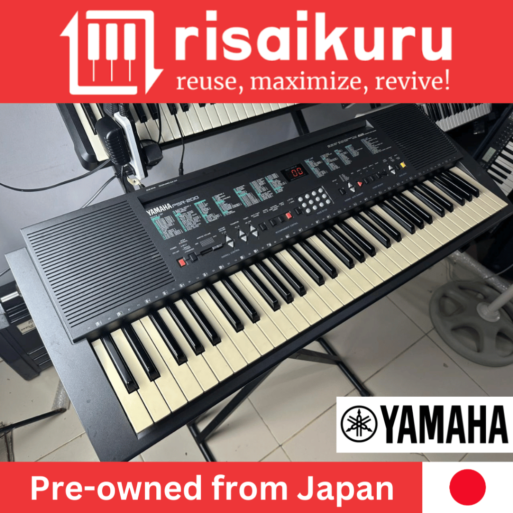 Yamaha PSR 200 61 Keys Piano Keyboard Organ Portable from Japan Perfect ...