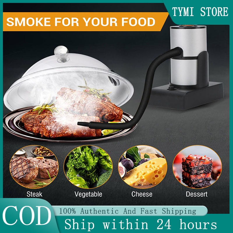 Portable Smoking Gun Cheese Salmon Steak Smoker 2 Speed Adjustable ...