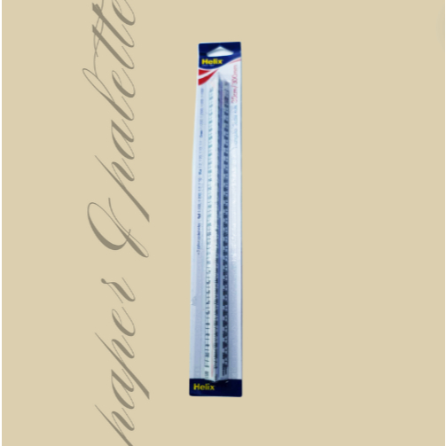 HELIX TRIANGULAR SCALE RULE 30CM/300MM | Shopee Philippines