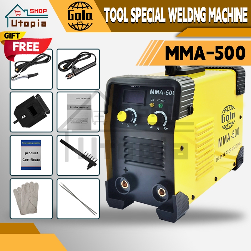 MMA-500 Portable IGBT Inverter Welding Machine - Heavy Duty and High ...