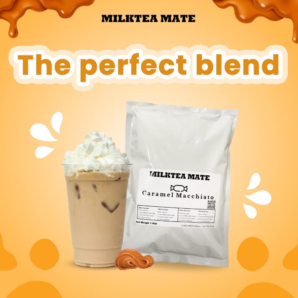 MLKT CARAMEL MACCHIATO MILKTEA FLAVORED POWDER | Shopee Philippines