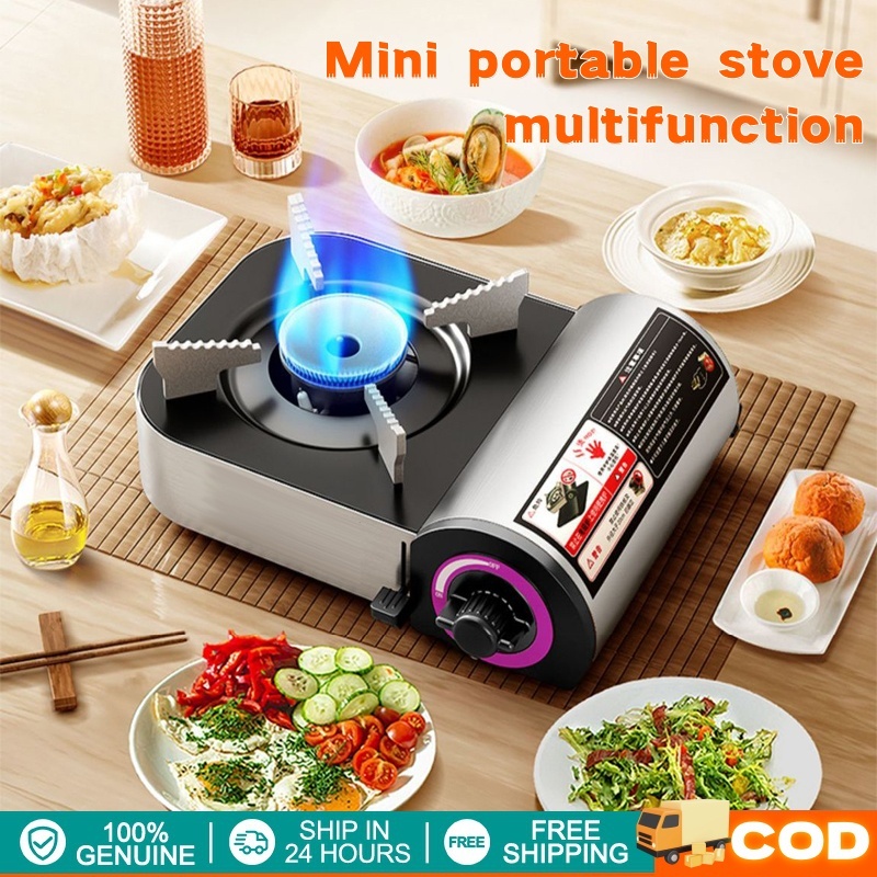 Portable butane stove mini camping barbecue butane fortable type ...