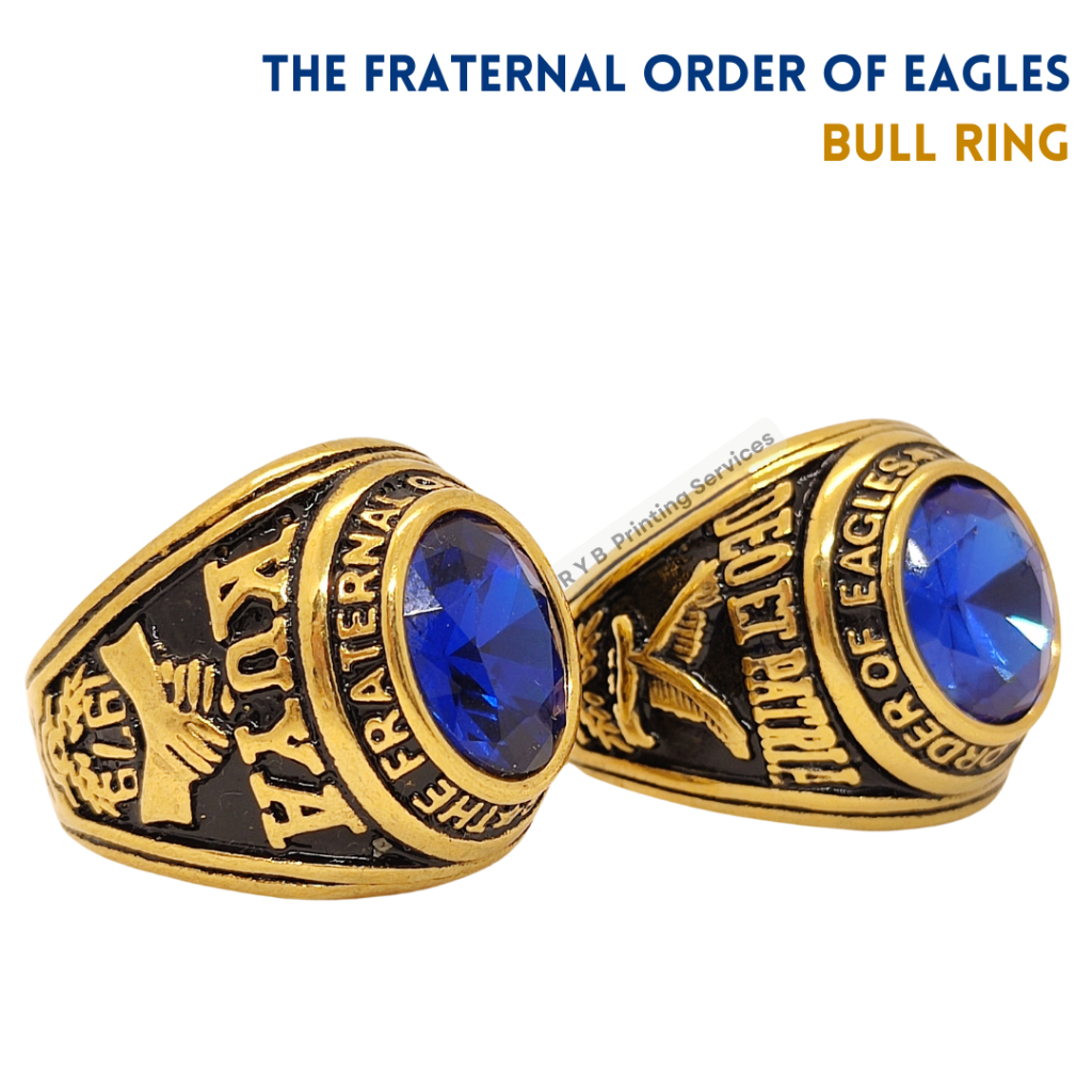 The Fraternal Order of Eagles Eagle Fraternal Ring Bull Ring TFOE Kuya ...