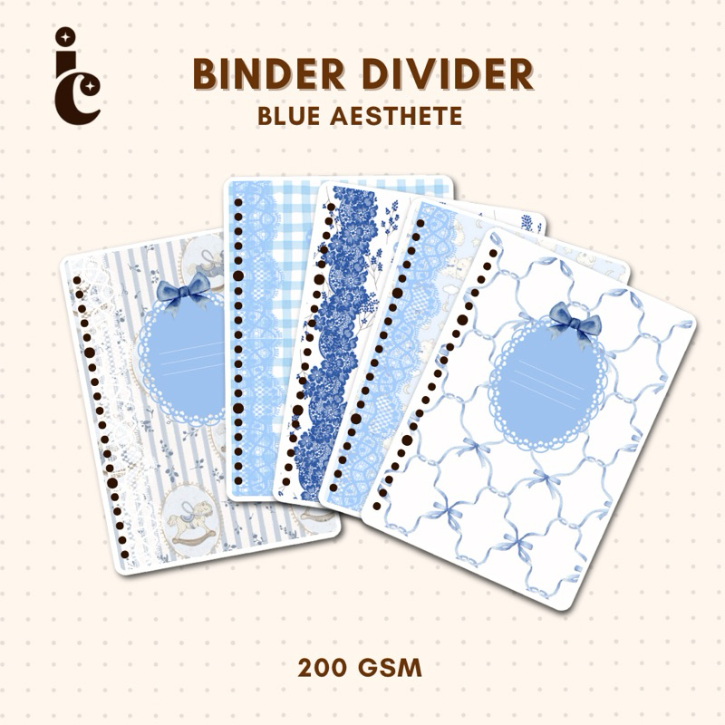 Blue Binder Divider | Student Binder | Shopee Philippines