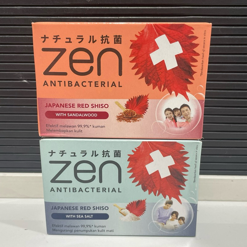 Zen Shiso Antibacterial Body Soap with Sea Salt or Sandal Wood 70g ...
