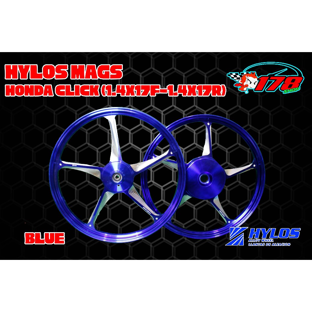 Hylos 5 spoke alloy mags click125/150" w/bearing | Shopee Philippines