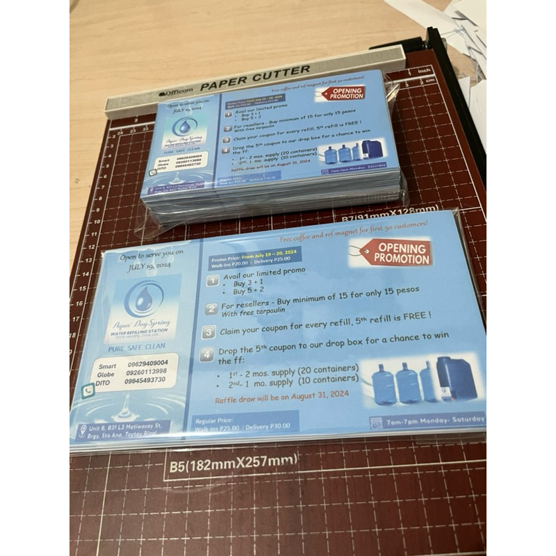 Flyers a4 size- 2-4flyers(send your layout) | Shopee Philippines