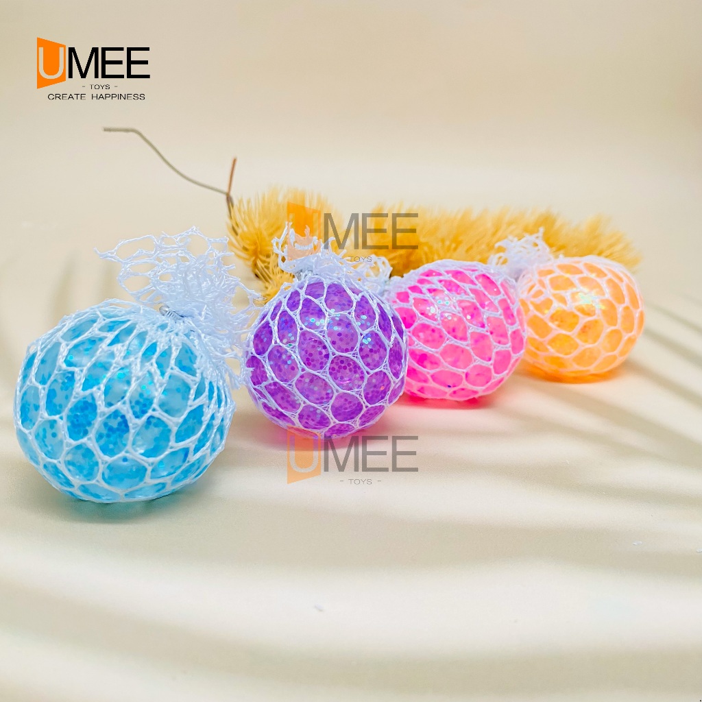 Party Gift Anti Stress 1pc Random Squishy Mesh Ball /Stress Reliever ...