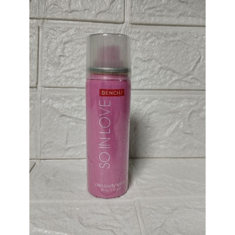 Bench so I love deo body spray (50ml) | Shopee Philippines