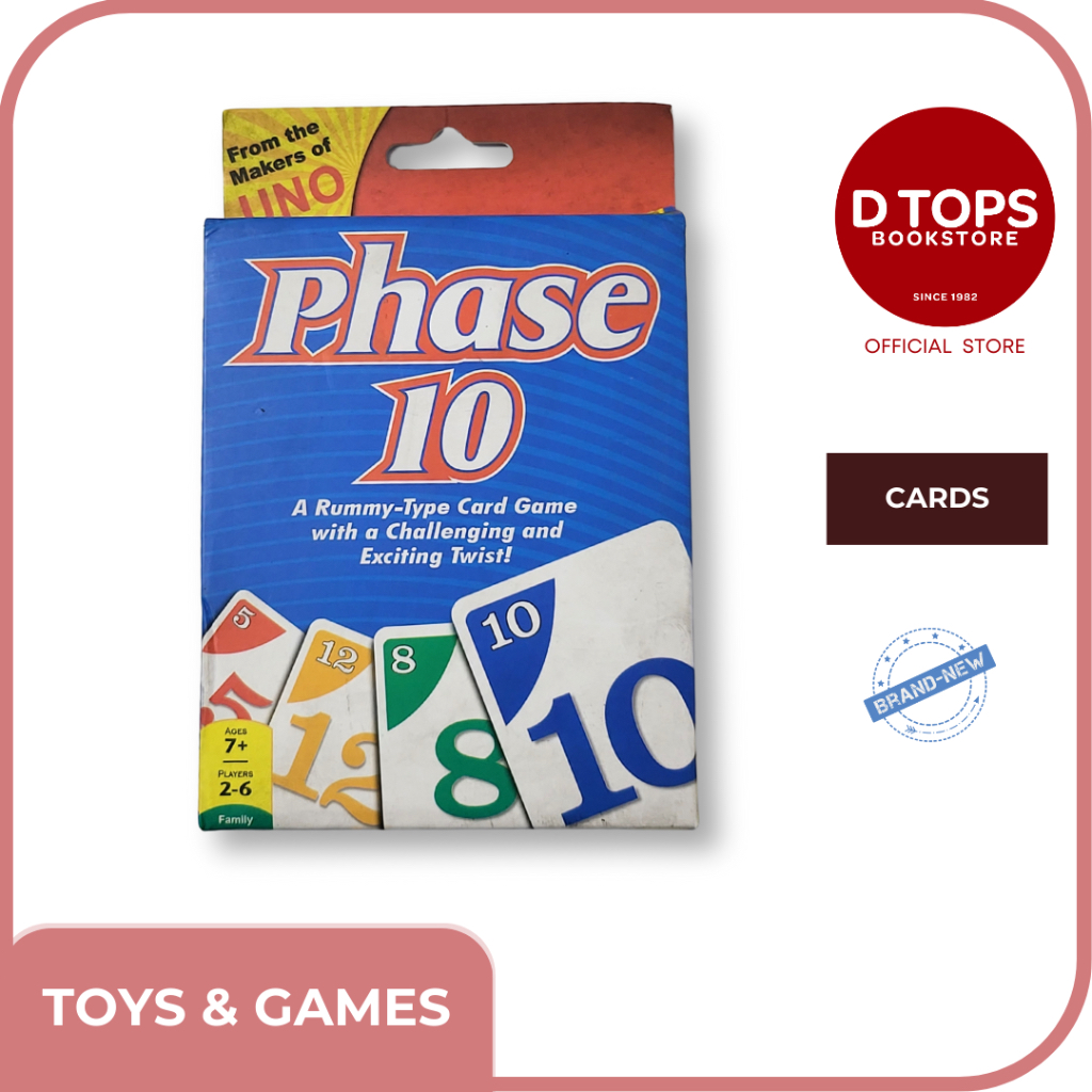 PHASE 10 Cards for family | Shopee Philippines