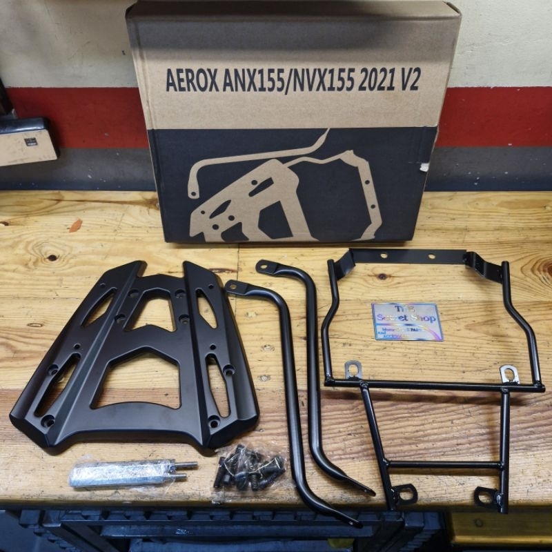 Top box bracket for Aerox V1 V2 | Shopee Philippines