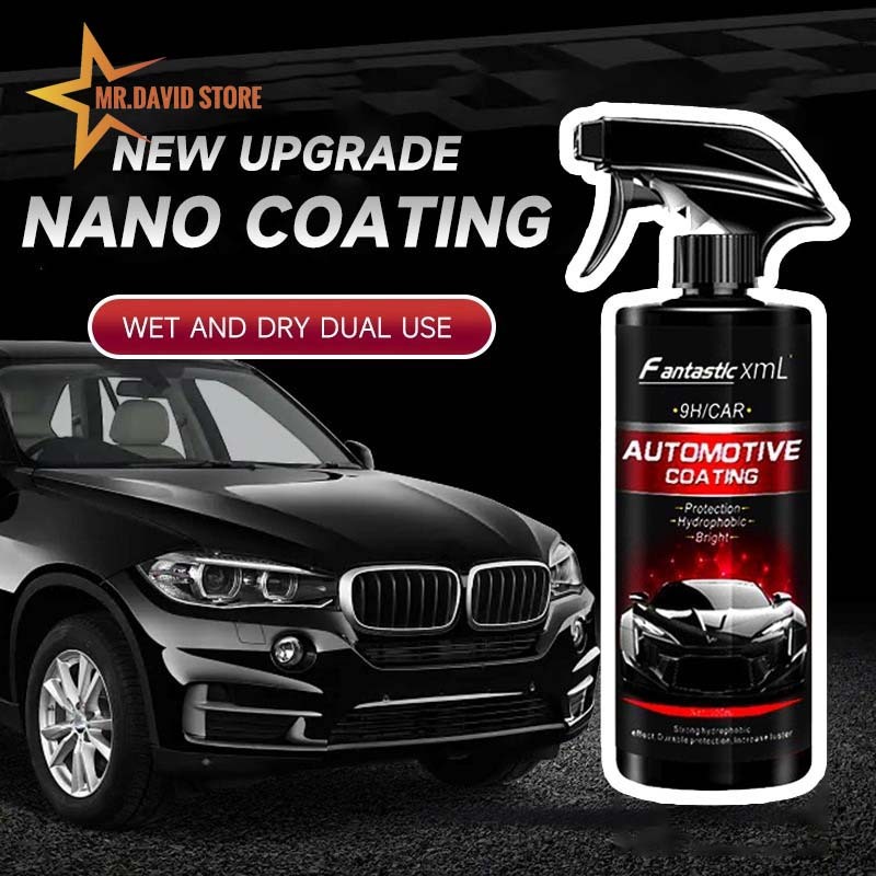 500ml Nano Ceramic Car Wax Spray Polishing Two-in-One Wax Hydrophobic Nano Spray Coating Car ...