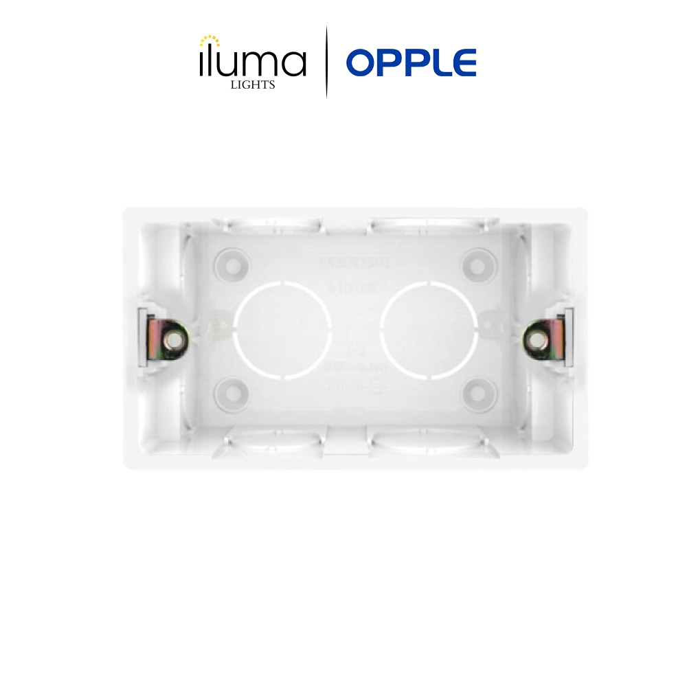 ILUMA X OPPLE H14 Socket Bottom Utility Box Rectangle Fire Resistant ...